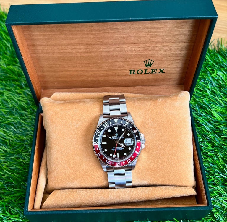 Rolex GMT-Master II Coke Black Dial Automatic Watch Steel 116710 ...