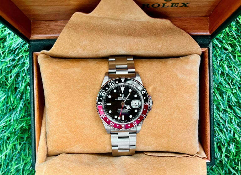 Rolex GMT-Master II Coke Black Dial Automatic Watch Steel 116710 ...