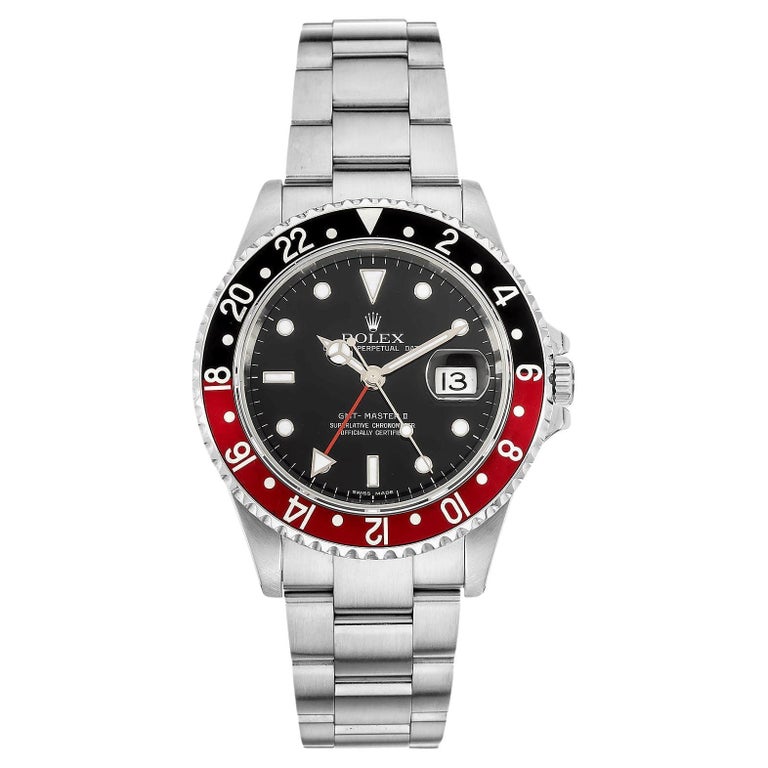 Rolex GMT-Master II Coke Black Dial Automatic Watch Steel 116710 ...