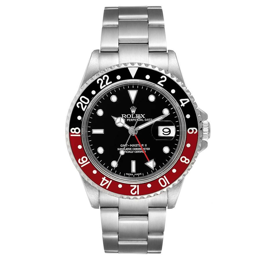 Rolex GMT Master II Error Dial Coke Bezel Mens Watch 16710 Box Papers ...