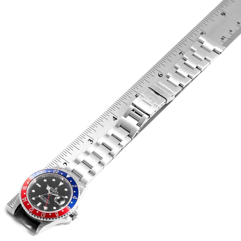 Rolex GMT Master II Error Dial Pepsi Bezel Steel Men's Watch 16710 For ...