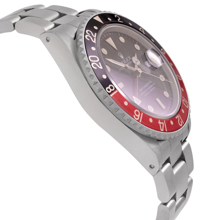 Rolex GMT-Master II Fat Lady Coke Steel Black Dial Automatic Men's ...