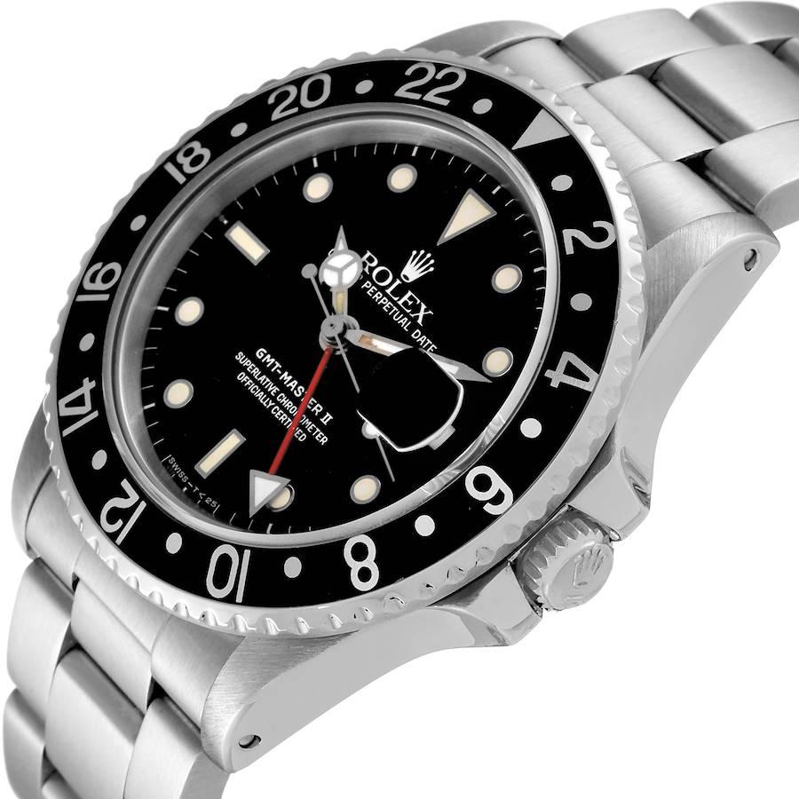 Rolex GMT Master II Fat Lady Vintage Steel Mens Watch 16760 For Sale at ...