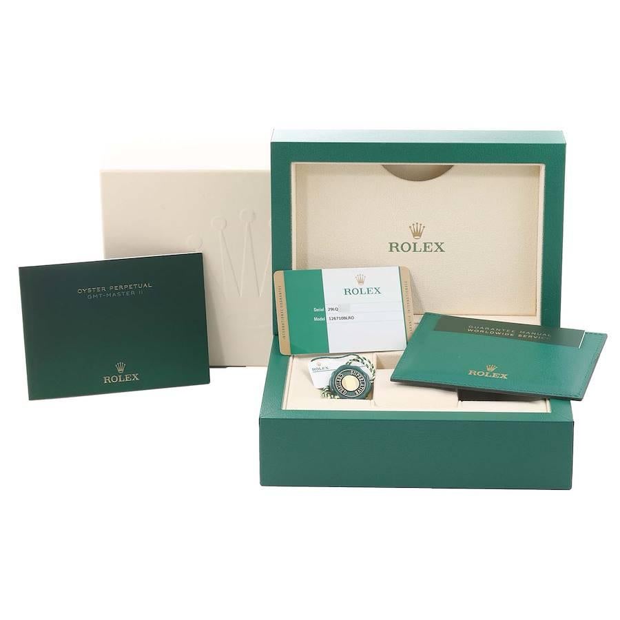 Rolex GMT Master II Pepsi Bezel Jubilee Steel Mens Watch 126710 Box ...