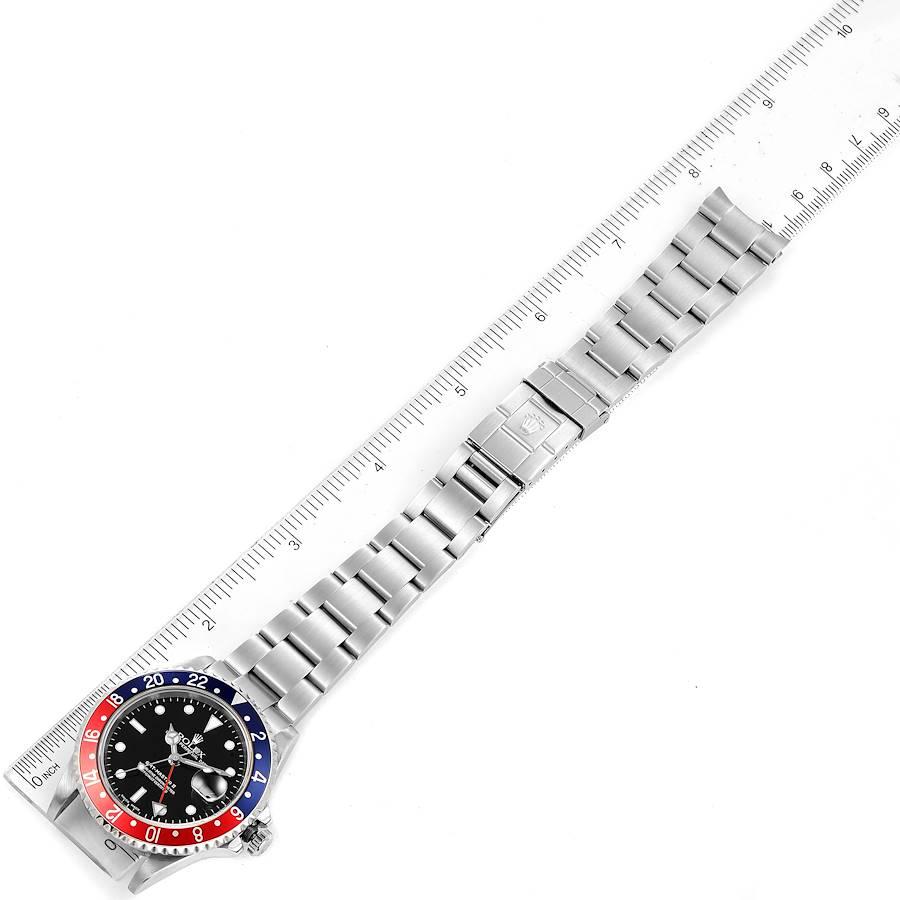 Rolex GMT Master II Pepsi Red and Blue Bezel Steel Mens Watch 16710 For ...