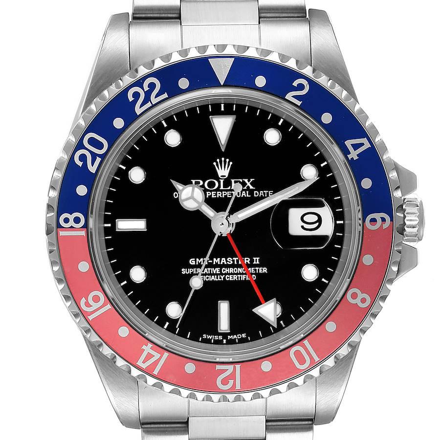 Rolex Stainless Steel GMT Master II Pepsi Automatic Wristwatch Ref ...