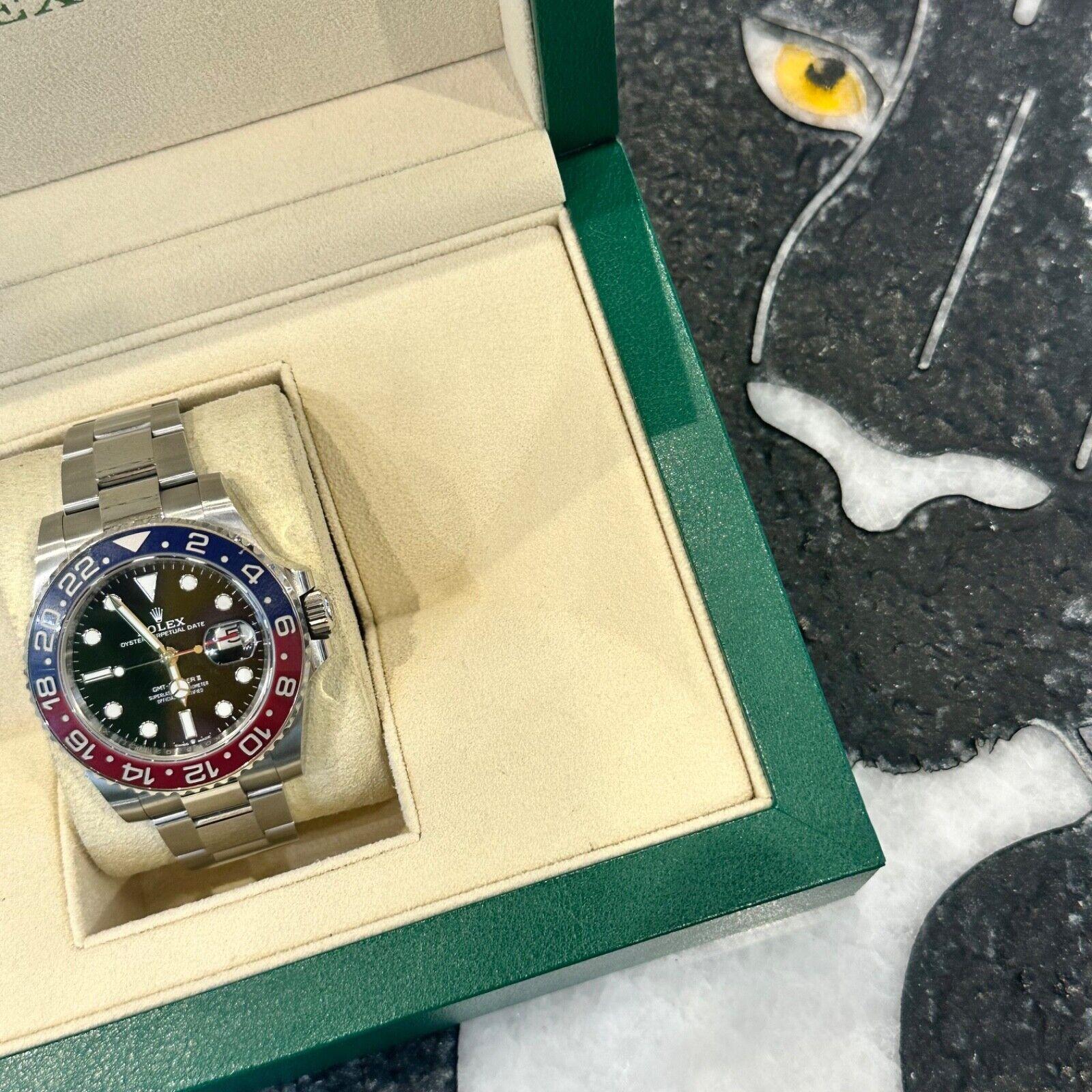 Rolex Gmt-Master II ‘Pepsi’ Red and Blue Steel Watch Ref 126710BLRO at ...