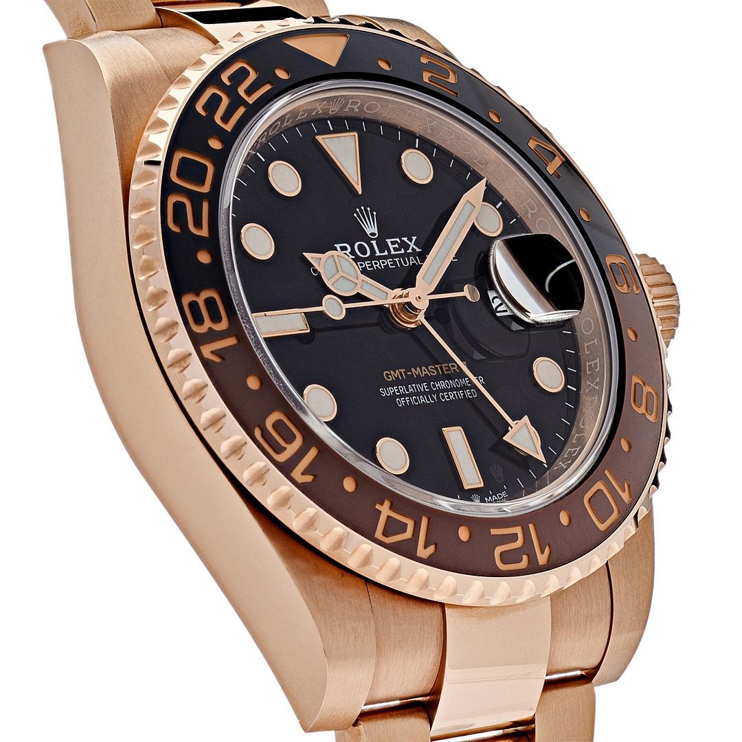 Rolex GMT-Master II 'Root Beer' Rose Gold Black Dial 126715CHNR '2018 ...