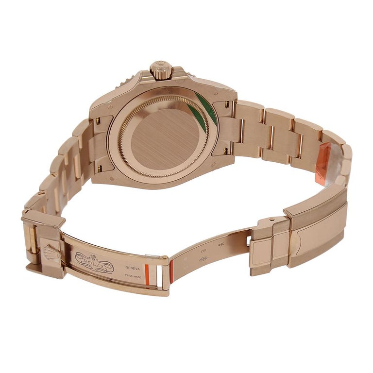 Rolex GMT Master II Root Beer Rose Gold Oyster Watch 126715CHNR For ...
