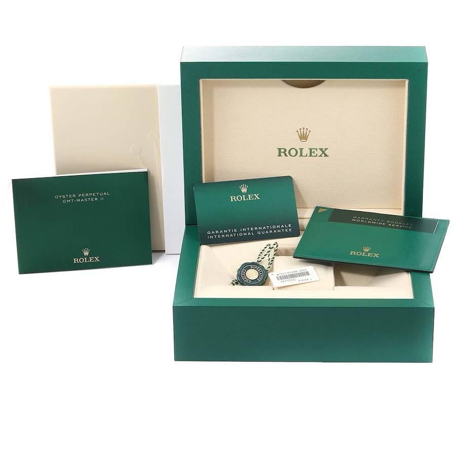 Rolex GMT Master II Rose Gold Mens Watch 126715 Box Card For Sale at ...