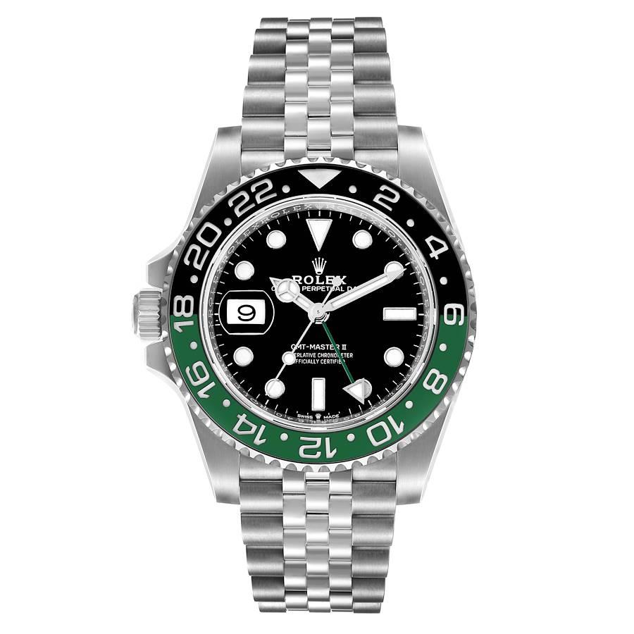 Rolex GMT Master II Sprite Bezel Oyster Steel Mens Watch 126720 Unworn ...