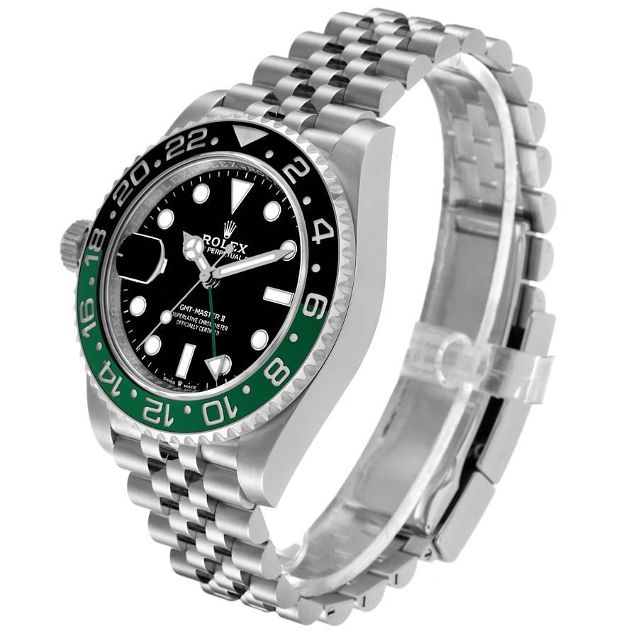 Rolex GMT Master II Sprite Bezel Oyster Steel Mens Watch 126720 Unworn ...