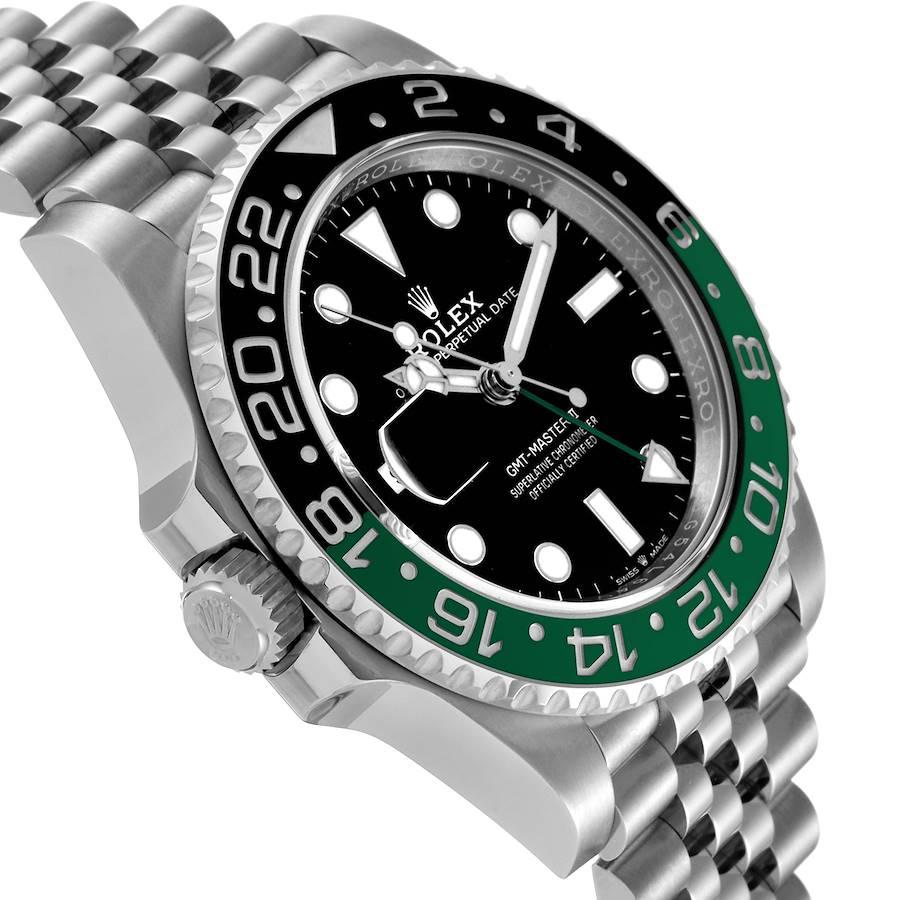 Rolex GMT Master II Sprite Bezel Oyster Steel Mens Watch 126720 Unworn ...
