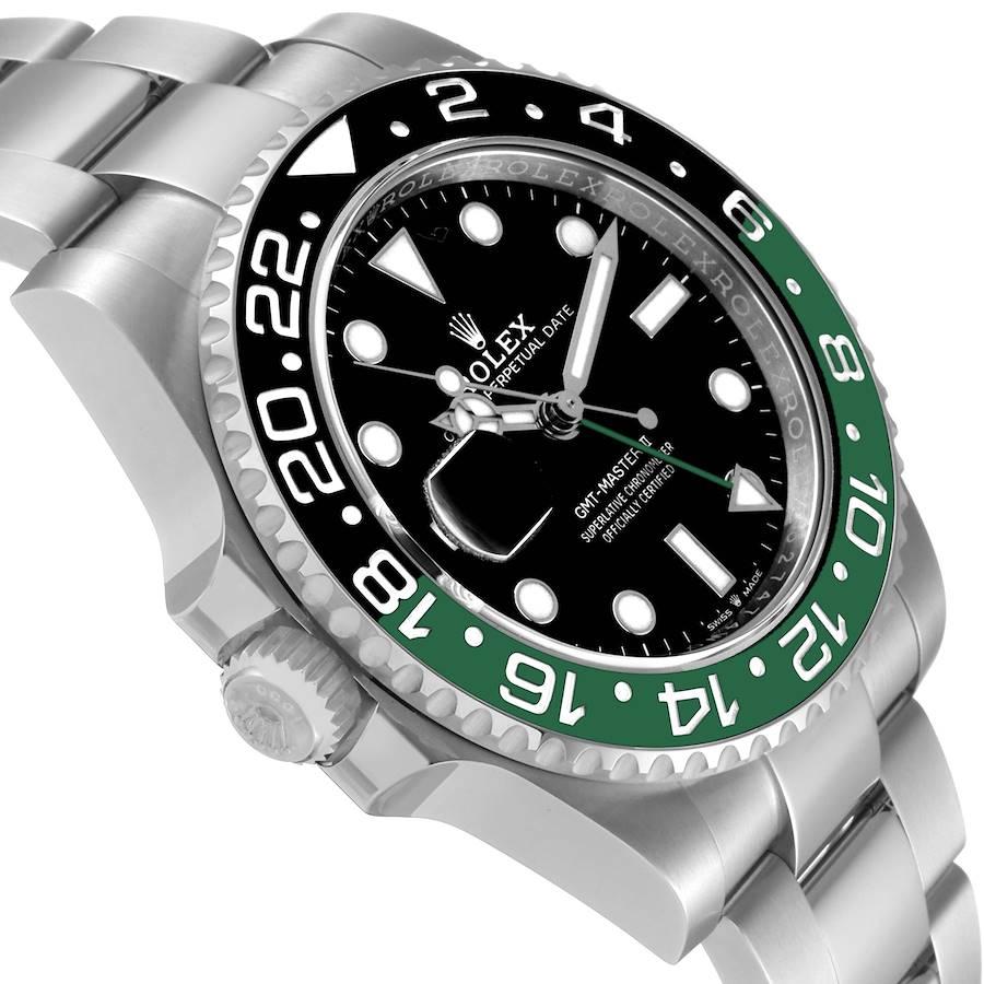 Rolex GMT Master II Sprite Bezel Oyster Steel Mens Watch 126720 Unworn ...