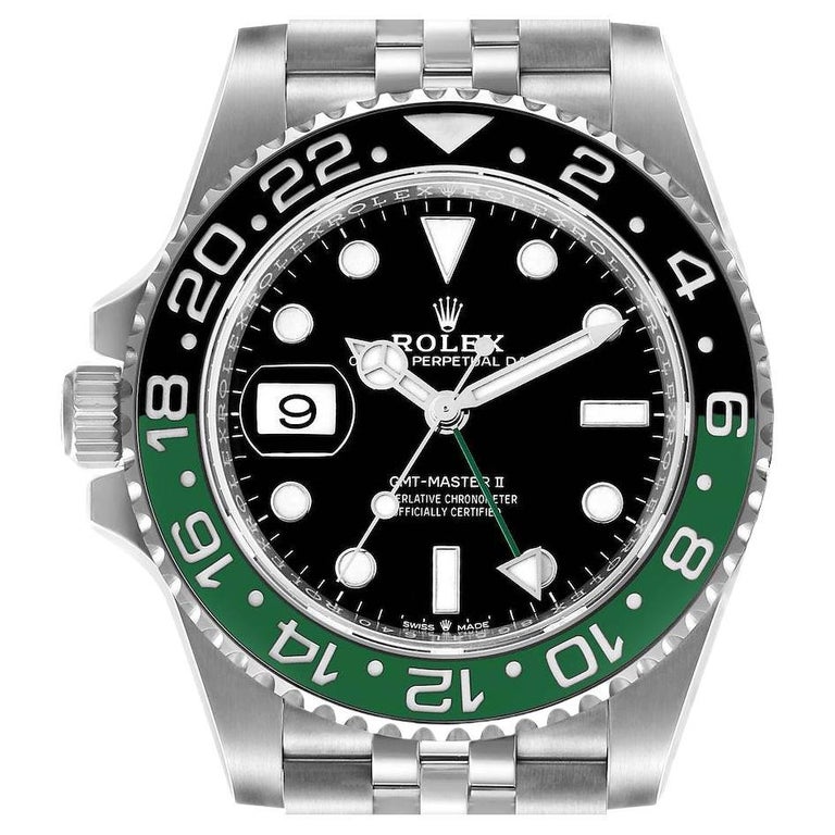 Rolex GMT Master II Sprite Bezel Oyster Steel Mens Watch 126720 Unworn ...