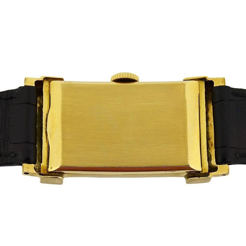 Rolex Gold Art Deco Rectangle Tank Style at 1stDibs | rolex tank ...