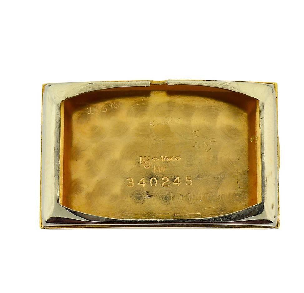 Rolex Gold Art Deco Rectangle Tank Style at 1stDibs | rolex tank ...