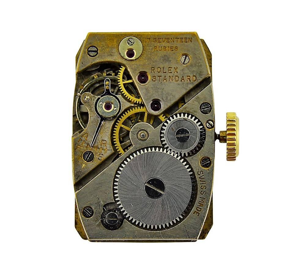 Rolex Gold Art Deco Rectangle Tank Style at 1stDibs | rolex tank ...