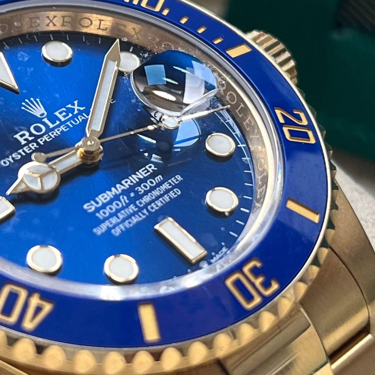Rolex Gold Submariner ALL Gold Submariner Complete with Box For Sale at ...