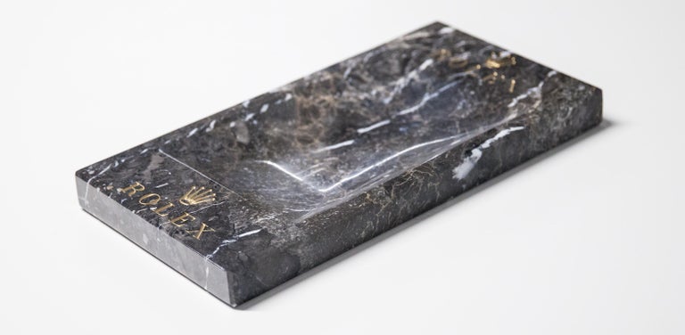 Rolex Grey Marble Bowl 1970s For Sale at 1stDibs