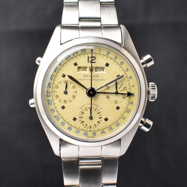 Rolex Killy Triple Date Calendar Chronograph 6036 Steel Manual Wind ...