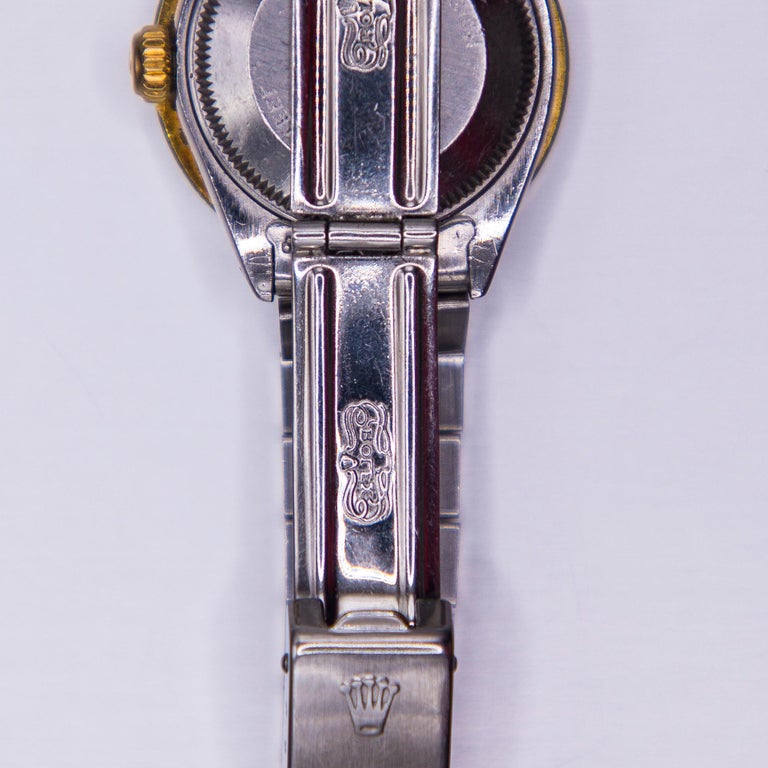 Rolex Ladies 18k Gold/SS Datejust, 2.00 carats Diamond Bezel/Dial Model ...