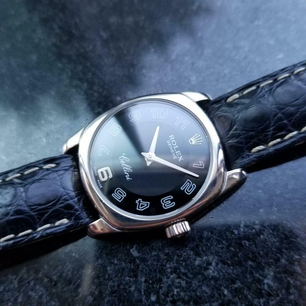 ROLEX Ladies 18K Rose and White Gold Cellini Danaos 6629, c.2001 Luxury ...