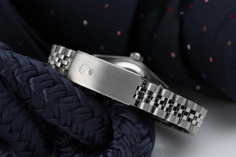 Rolex Ladies 26mm Datejust Blue Vignette Color Dial Classic + Lugs ...