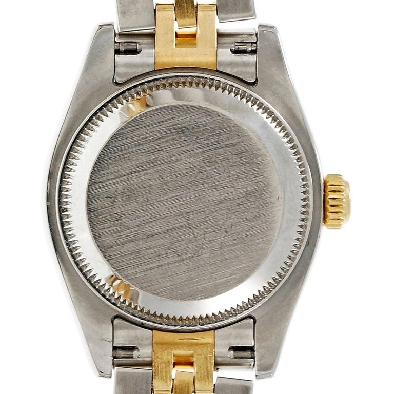 Rolex Ladies Gold Steel Datejust Wristwatch Ref 179173 For Sale at ...