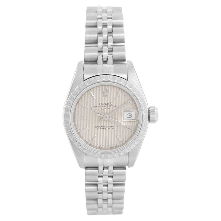 Rolex Ladies Oyster Perpetual Date Watch 69240 at 1stDibs
