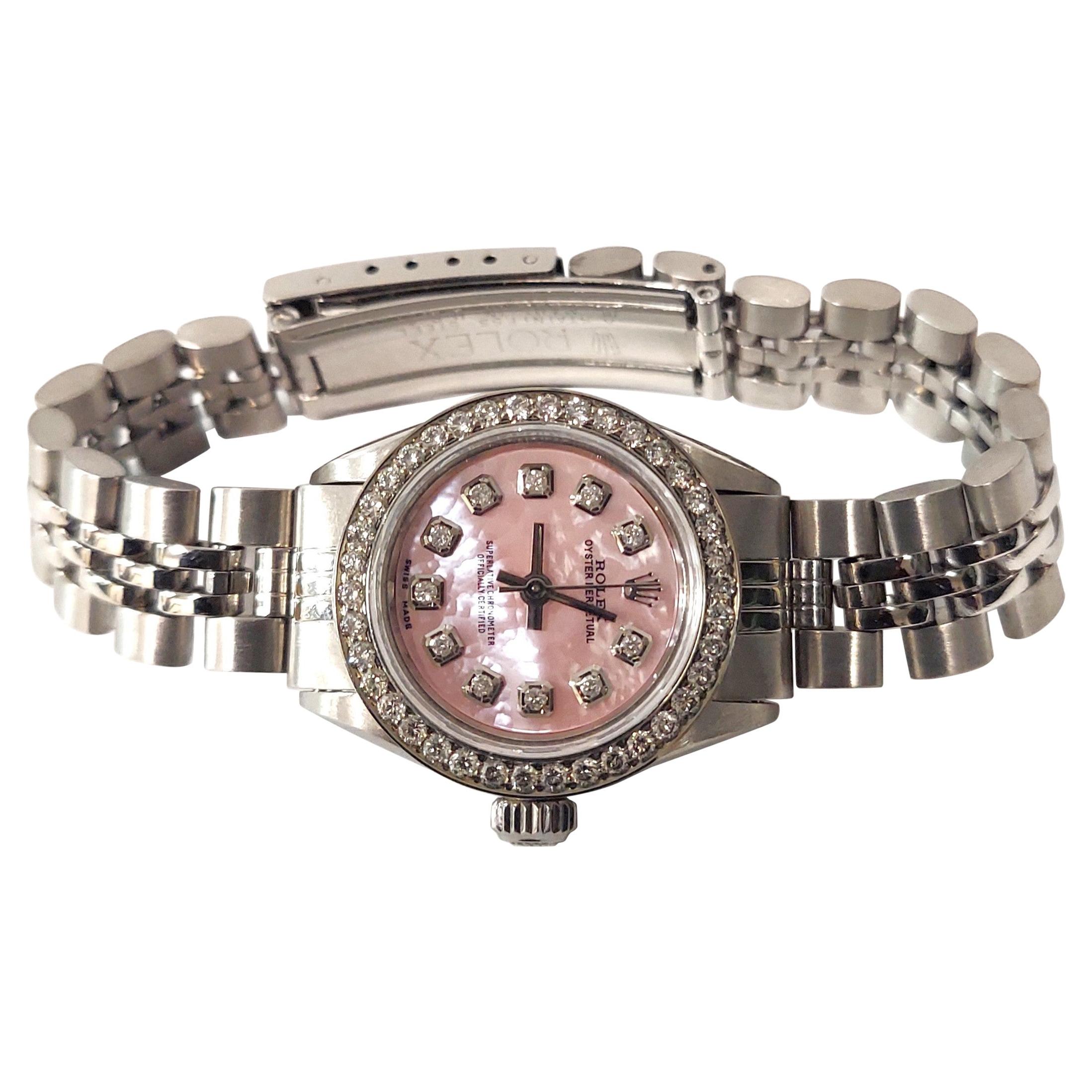 Rolex Stainless Steel Oyster Shock-Resisting Wristwatch Ref 6282 circa ...