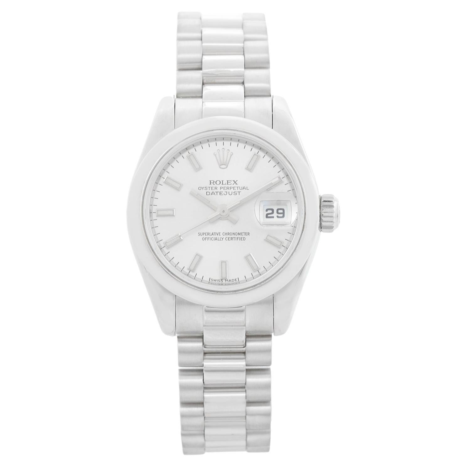 Rolex Platinum President Day-Date Men's Watch Mother of Pearl Oxford ...