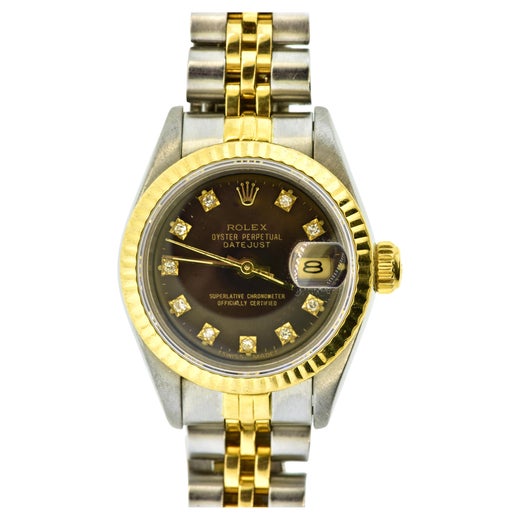 Rolex Yellow Gold Stainless Steel Color Change Dial Submariner ...