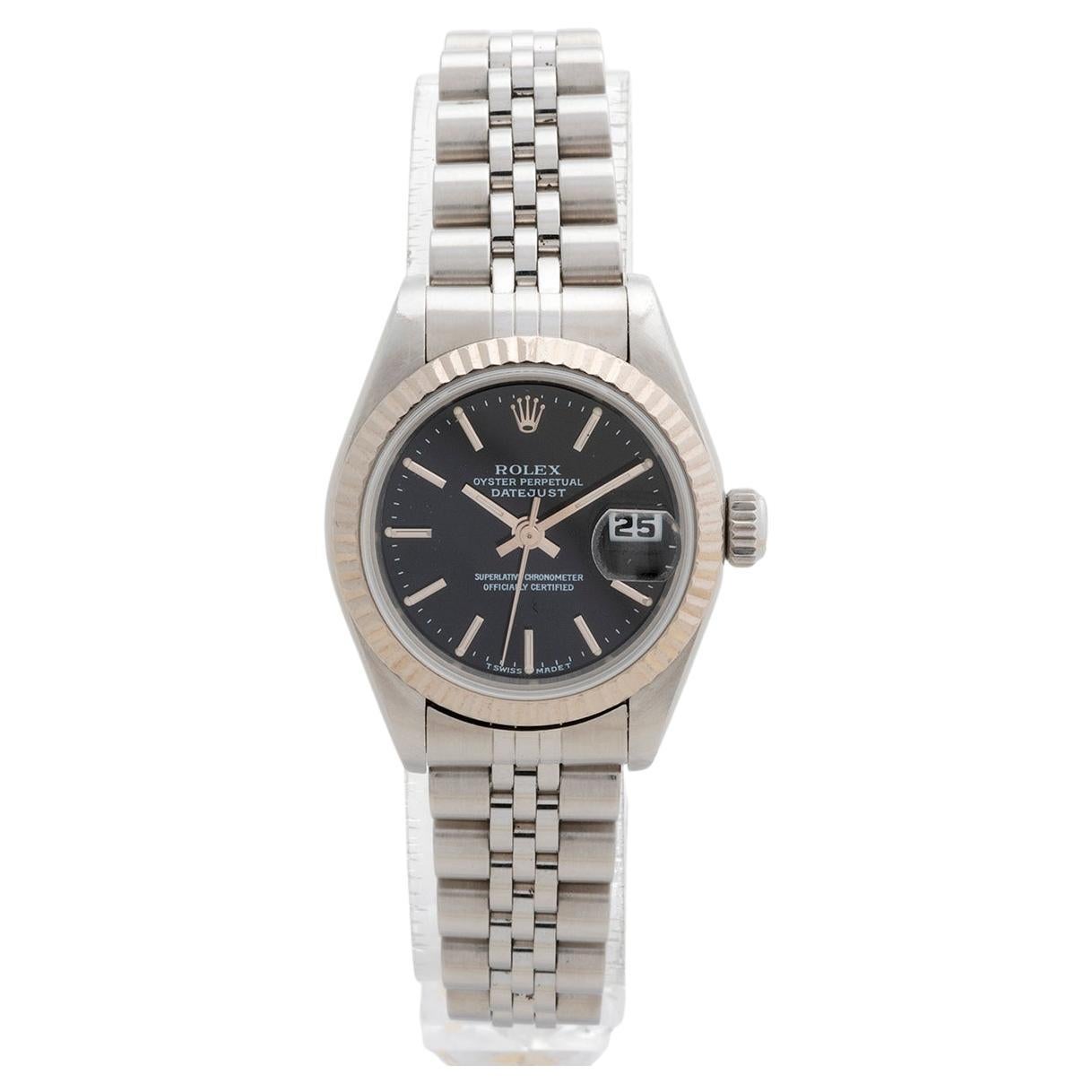 Rolex Lady Datejust Ref 69174. White Gold Bezel. Excellent Condition ...