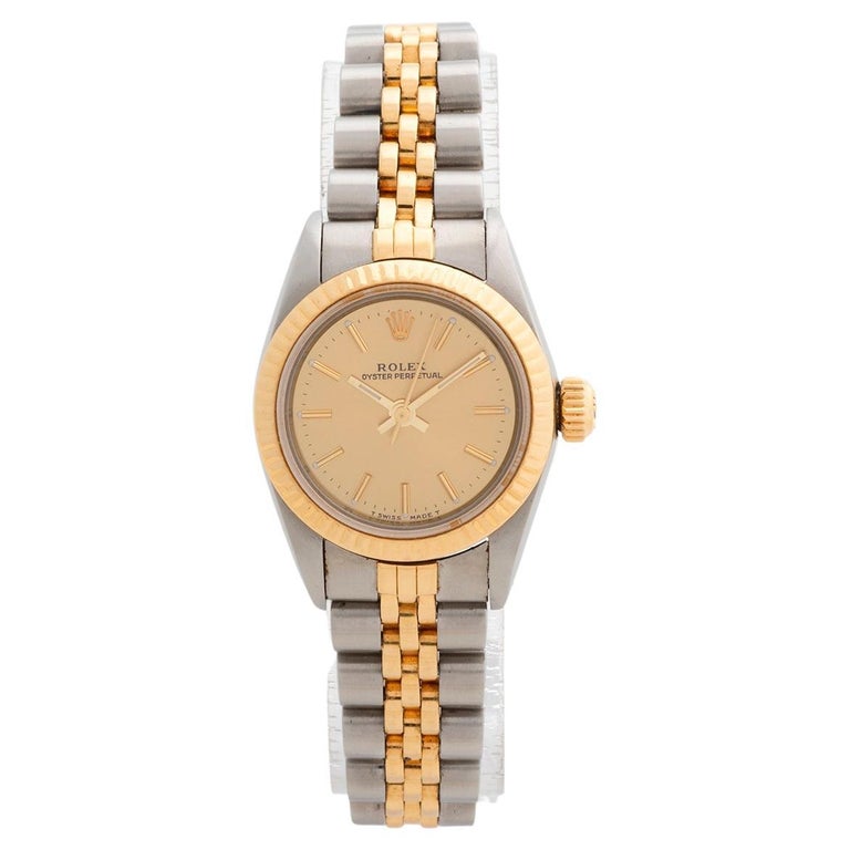Rolex Lady Oyster Perpetual, Ref 67193 at 1stDibs