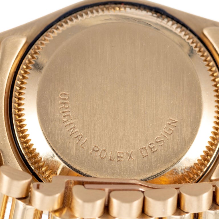 Rolex Ladies Yellow Gold Diamond Dial Datejust Wristwatch Ref 69178 at ...