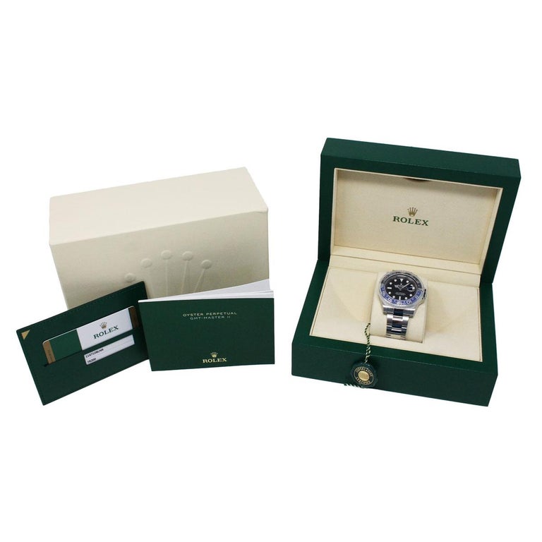 Rolex Master GMT II “Batman” Wrist Watch, Ref. 116710 at 1stDibs