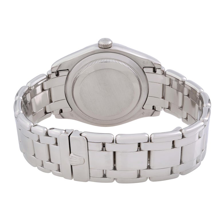 Rolex Masterpiece Platinum Day Date Diamond Bezel Meteorit Dial Mens ...