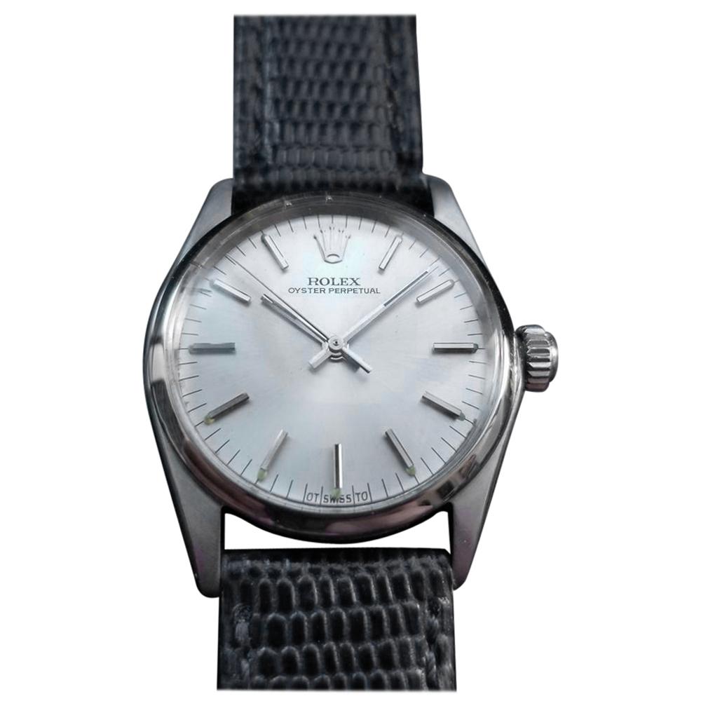 ROLEX Men's Midsize Oyster Perpetual 6548 Automatic 1960s Vintage Swiss ...
