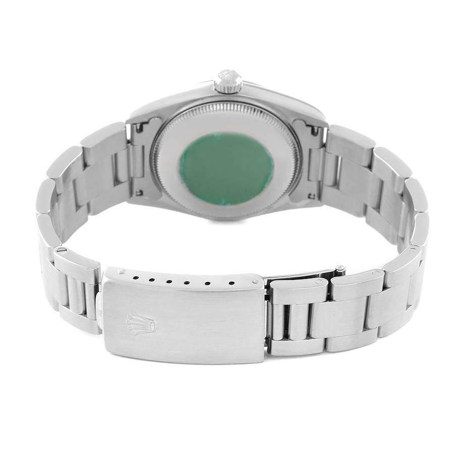 Rolex Midsize Blue Dial Automatic Steel Ladies Watch 67480 For Sale at ...