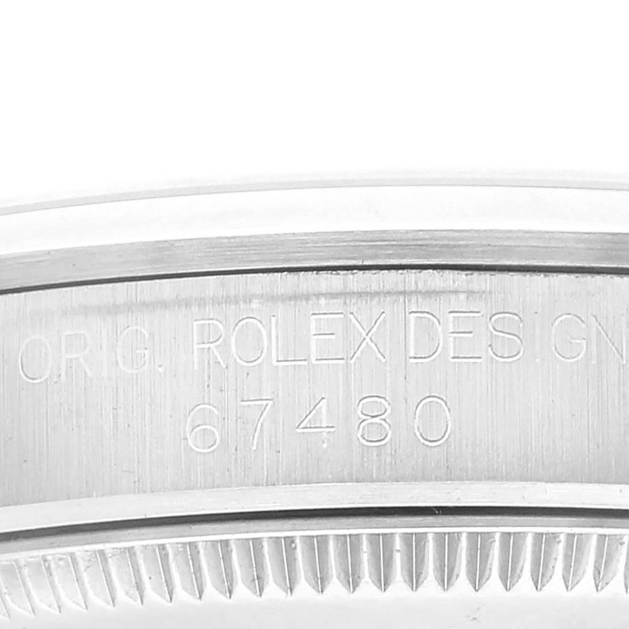 Rolex Midsize White Dial Automatic Steel Ladies Watch 67480 For Sale at ...