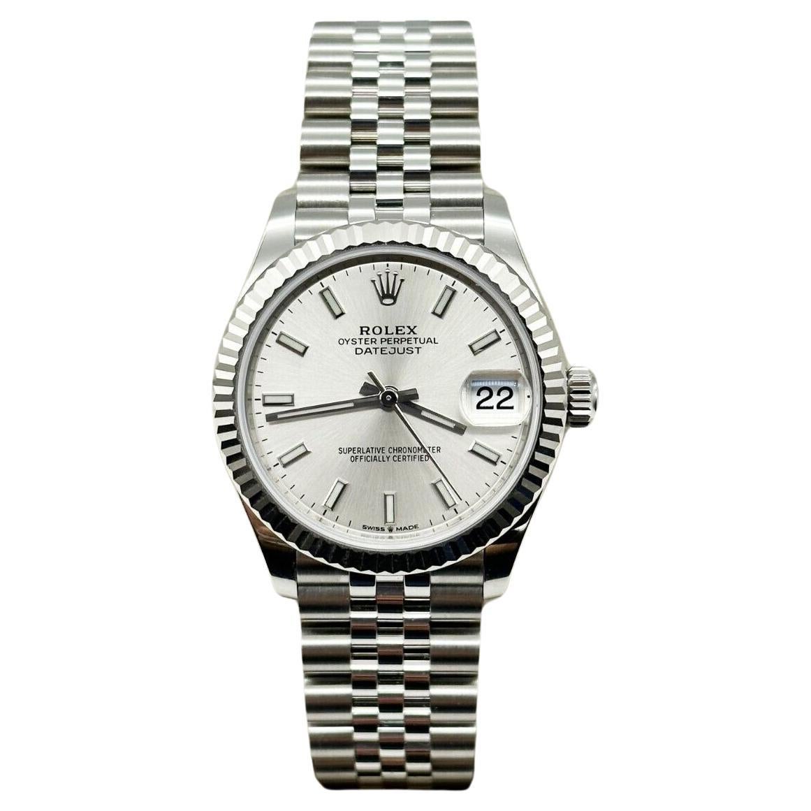 Rolex Midsize Datejust 278274 Silver Dial 31mm Stainless Steel Box ...