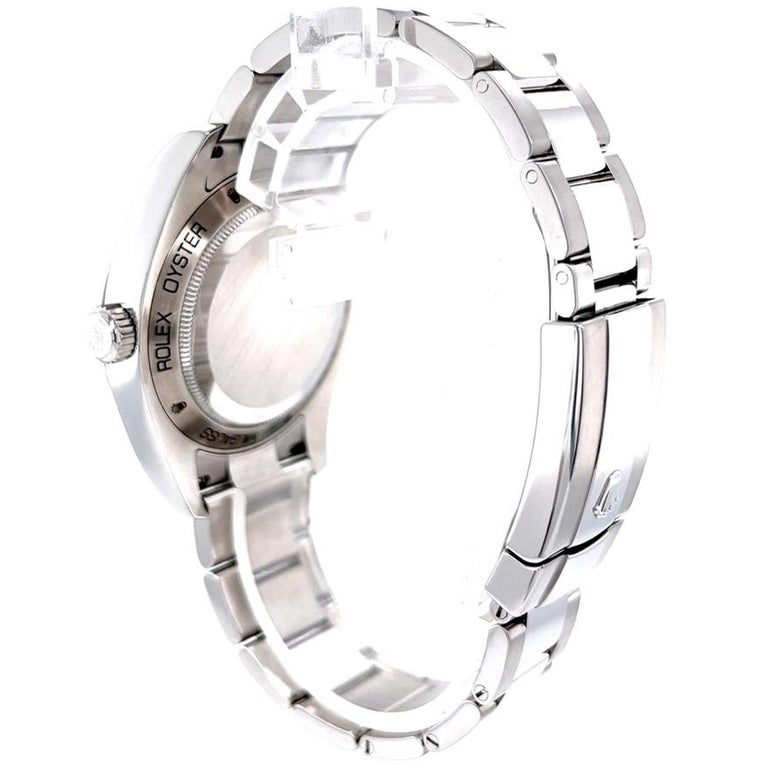 Rolex Milgauss Black Dial Green Crystal Oyster Steel Men's Watch ...