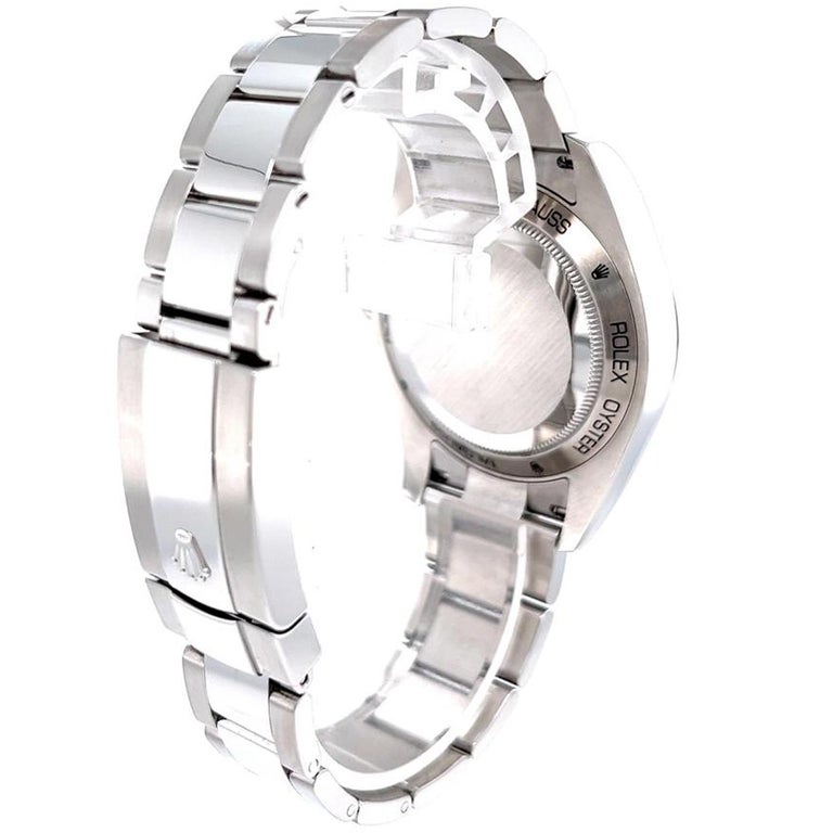 Rolex Milgauss Black Dial Green Crystal Oyster Steel Men's Watch ...