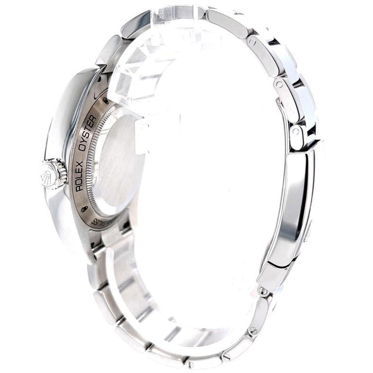 Rolex Milgauss Black Dial Green Crystal Oyster Steel Men's Watch ...