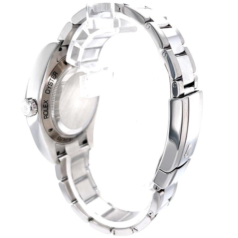 Rolex Milgauss Black Dial Green Crystal Oyster Steel Men's Watch ...