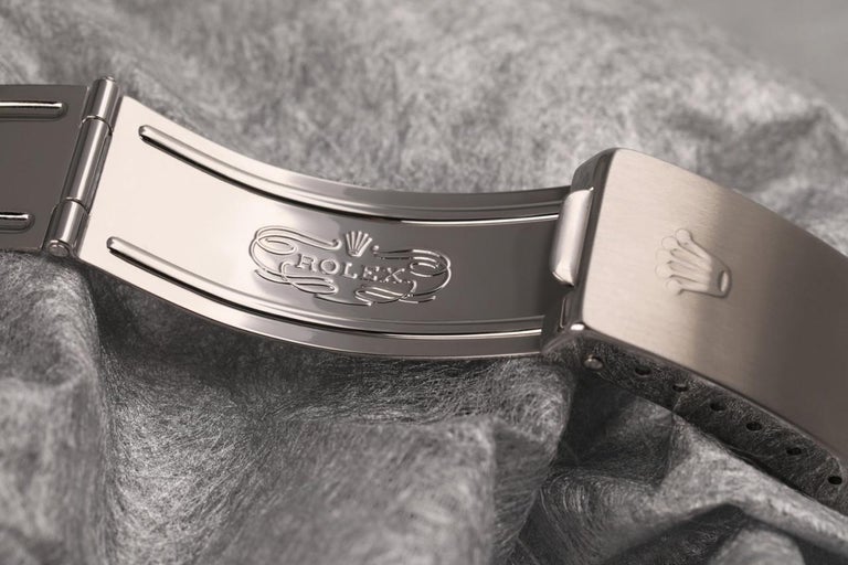 Rolex Navy Roman 36mm Datejust S/S Oyster Perpetual Diamond Side Band ...