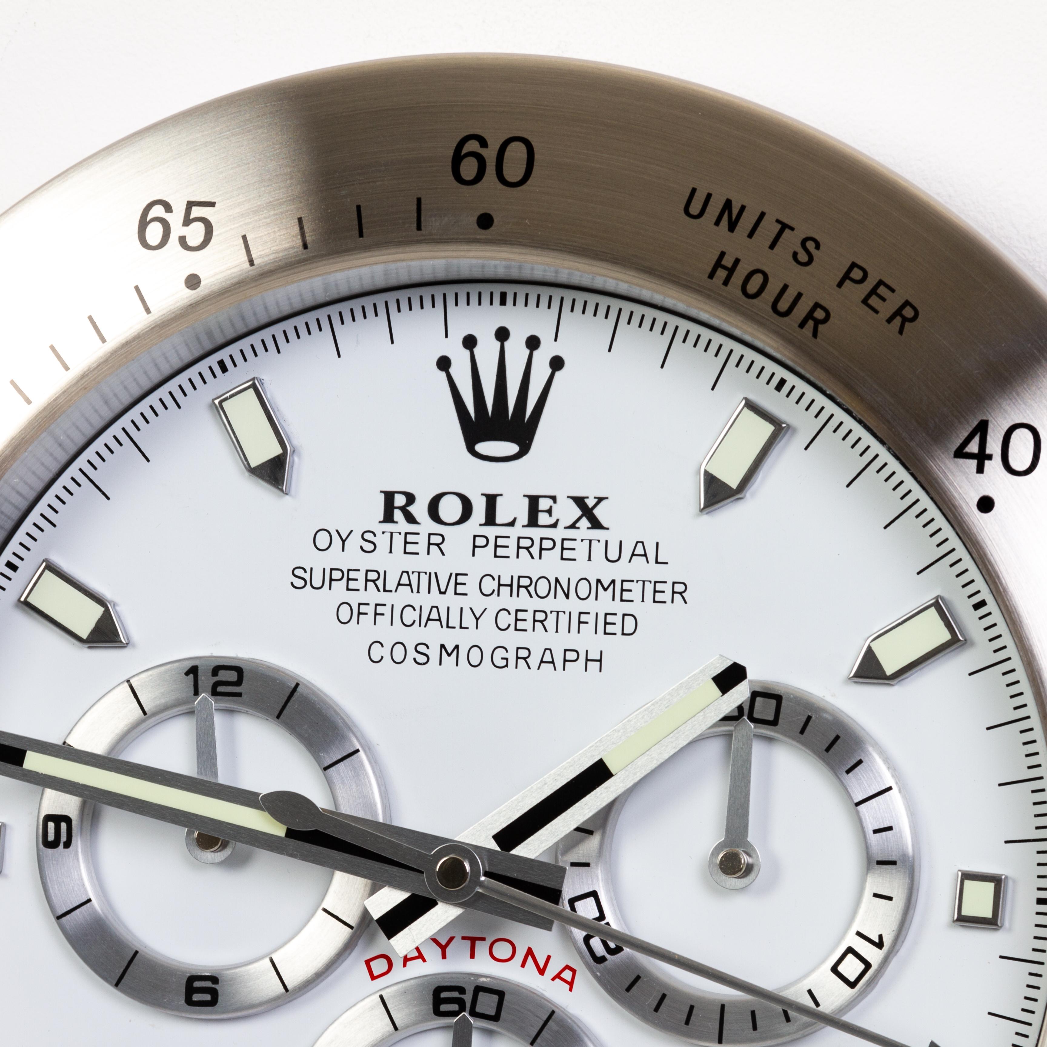 ROLEX Officially Certified Perpetual Cosmograph Wall Clock Watch For ...