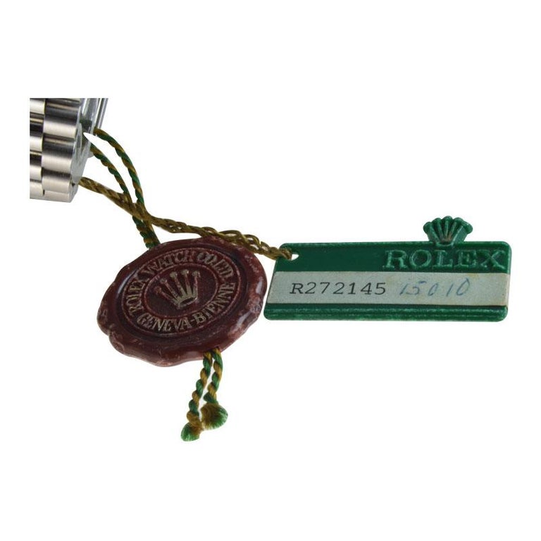 Rolex Oyster Date Perpetual Stainless Steel with Original Certificate ...