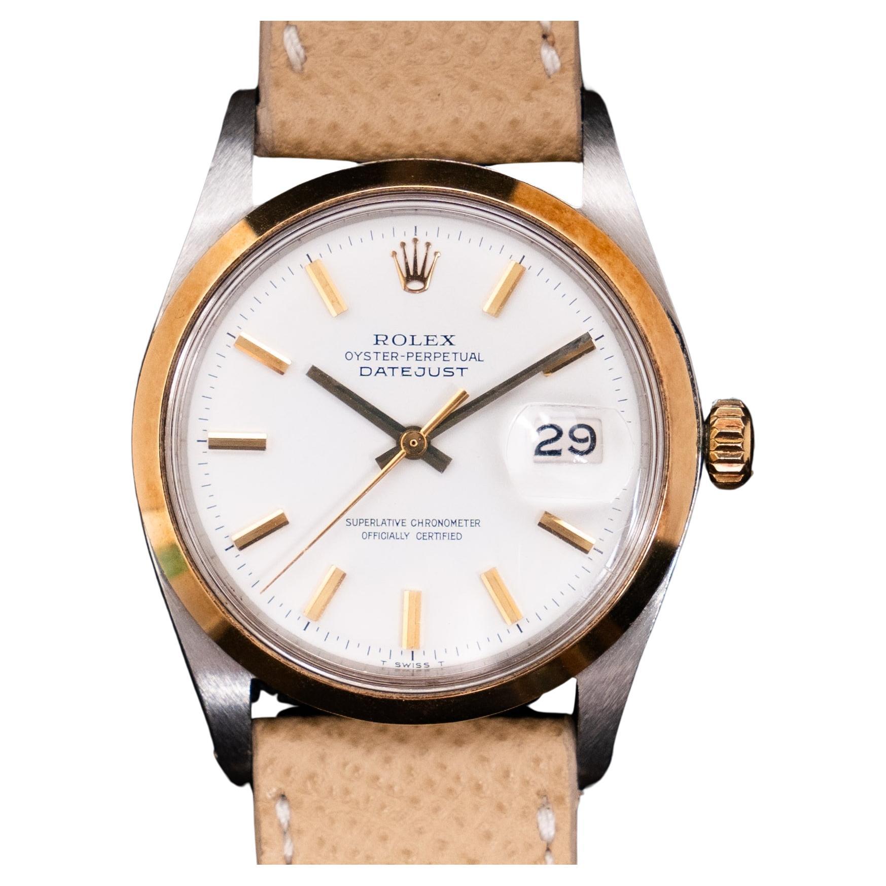 Rolex Datejust 41 Stainless Steel and 18k YG Watch Cream Dial Watch ...